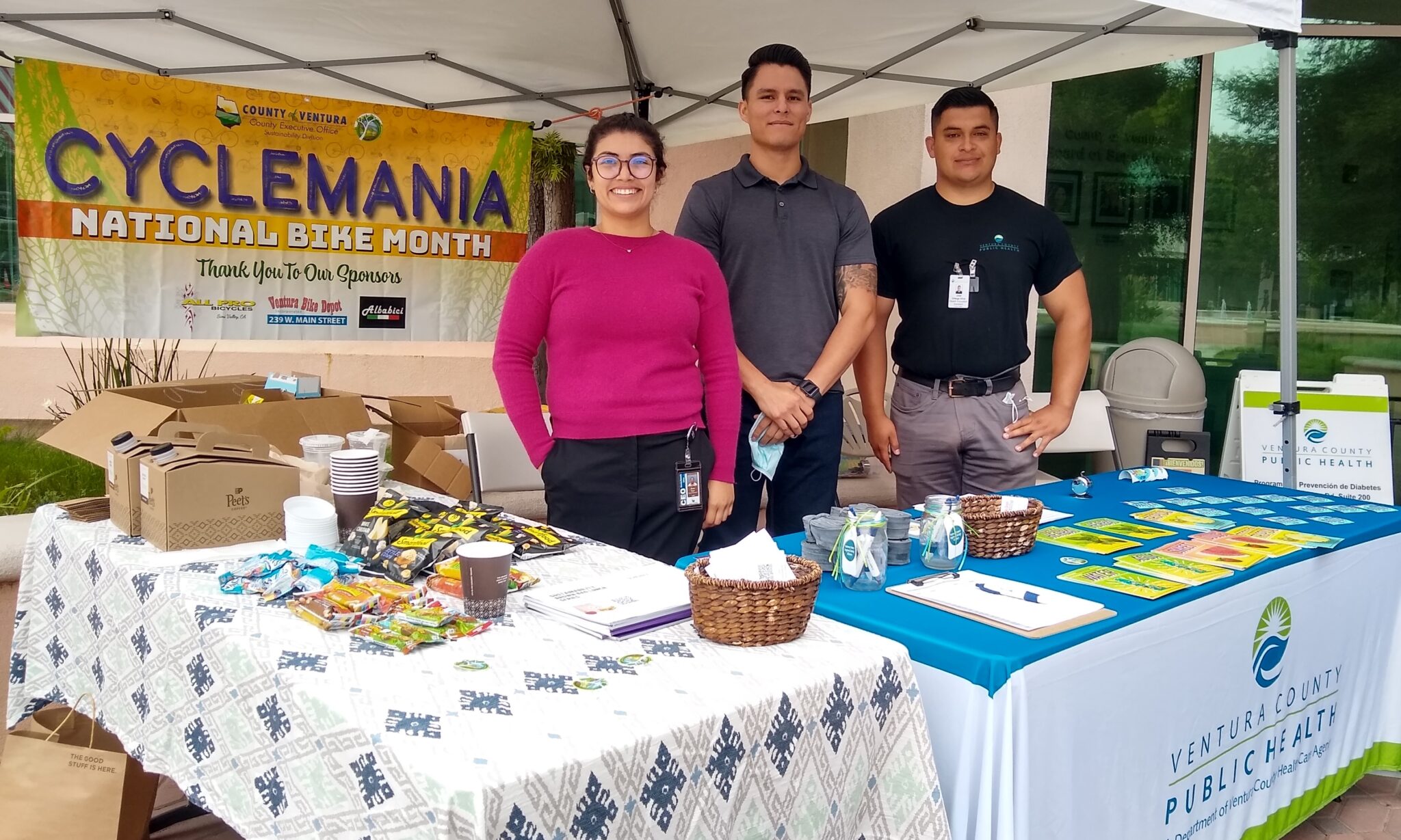 County Employees Celebrate Cyclemania for National Bike Month ...